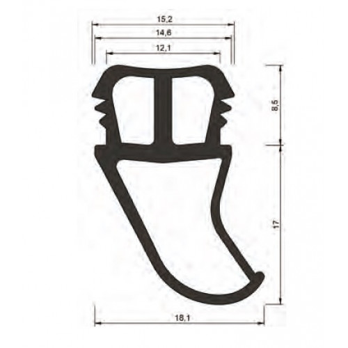 Joint sur Ouvrant XP3 - Joints de Menuiserie - Ferrures, Seuils et Joints
