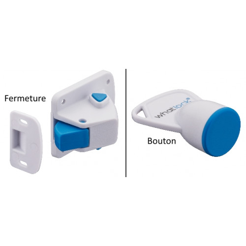 Fermeture de Porte Magnétique Sécurité Enfant - Whatlock - Fermetures ...