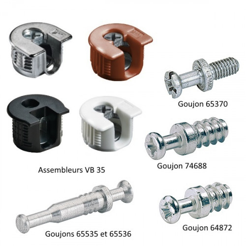 Ferrures d'Assemblage à Excentrique VB 35 - Assemblage de Meuble ...