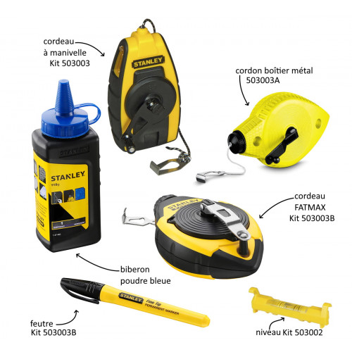 Cordeaux Traceurs Seuls ou en Kit - Outillage à Main : Traçage, Mesures ...