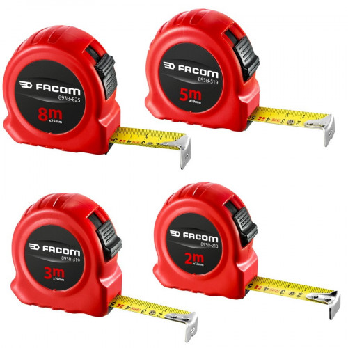 Mètres Rubans Red Series 8M / 5M / 3M / 2M