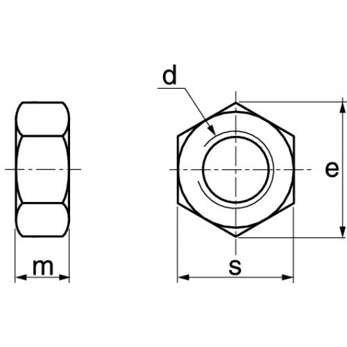 Écrous Hexagonaux Inox