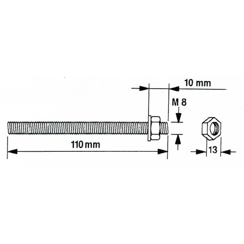 Tige Filetée Acier FIS - Chevilles et Fixations - Fixations et Consommables